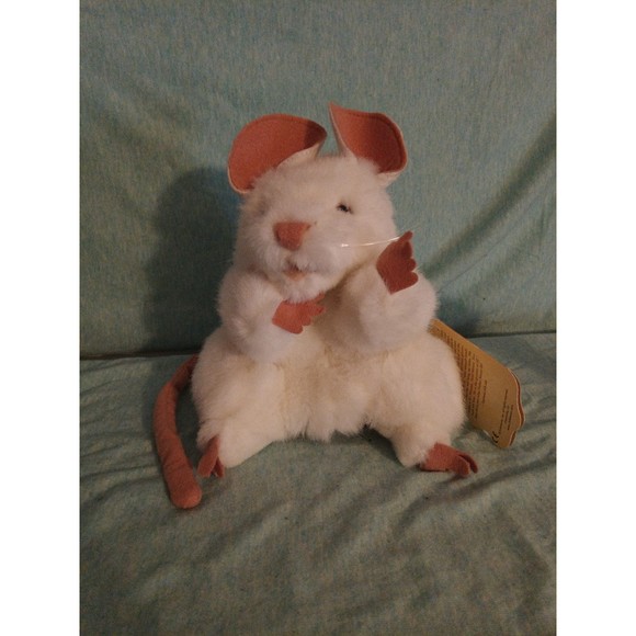 Toys | Folkmanis 7 White Mouse Rat Hand Puppet Plush Folktails Long ...
